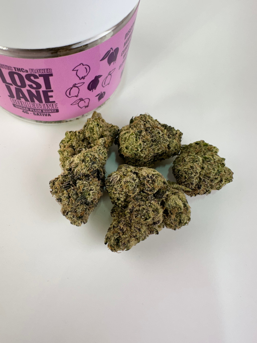 Lost Jane Sugar Plum Runtz Exotic THCA Flower – Wholesale 4g Jars